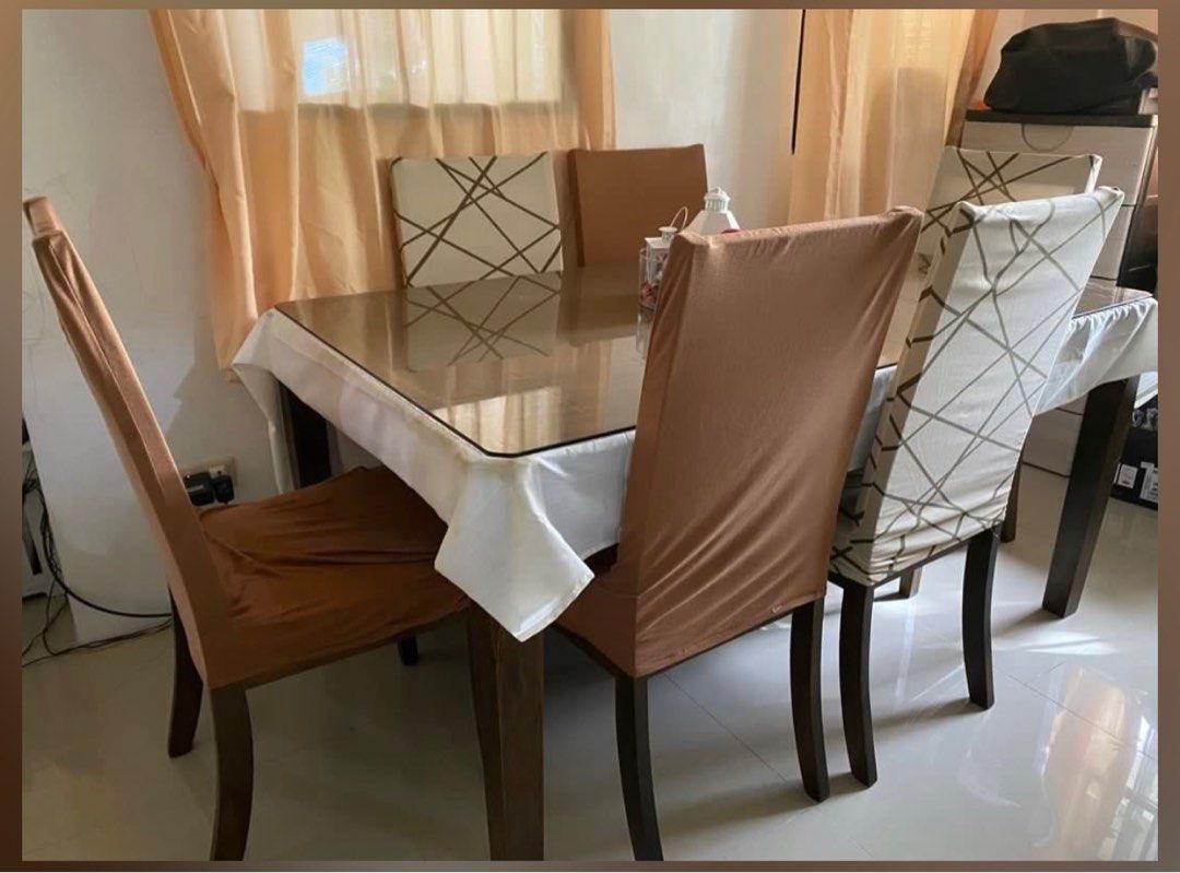 Dining table mandaue 6 seater, Furniture & Home Living, Furniture ...
