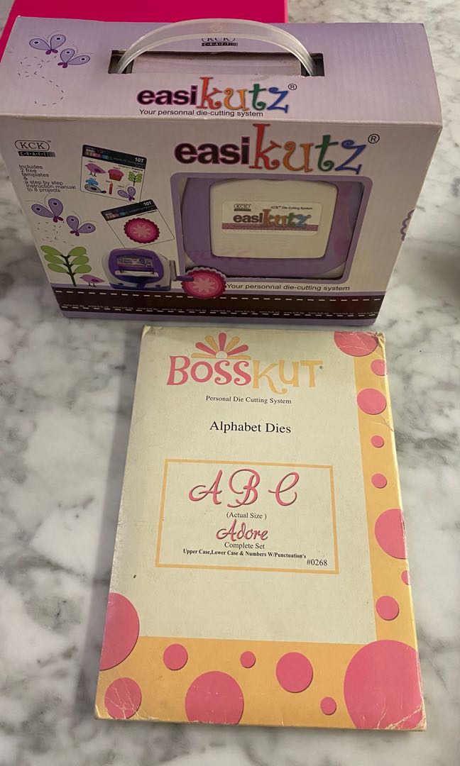 Easi Kutz die cutting system, Hobbies & Toys, Stationery & Craft, Craft ...