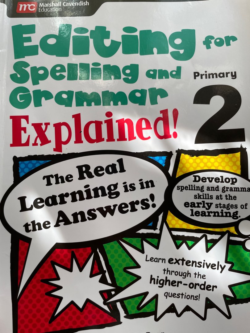 Editing for spelling and grammer primary 2, Hobbies & Toys, Books ...