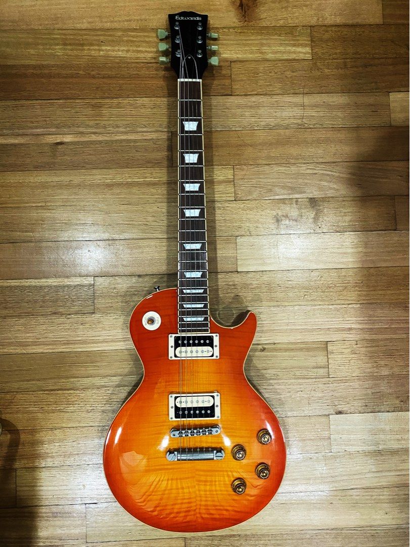 Edwards Les Paul E-LPS (Japan), Hobbies & Toys, Music & Media, Musical ...