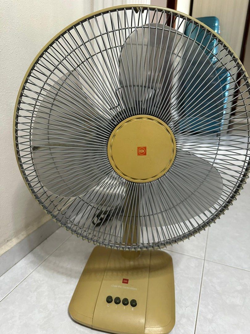 Electric fan KDK desk fan, Furniture & Home Living, Lighting & Fans ...