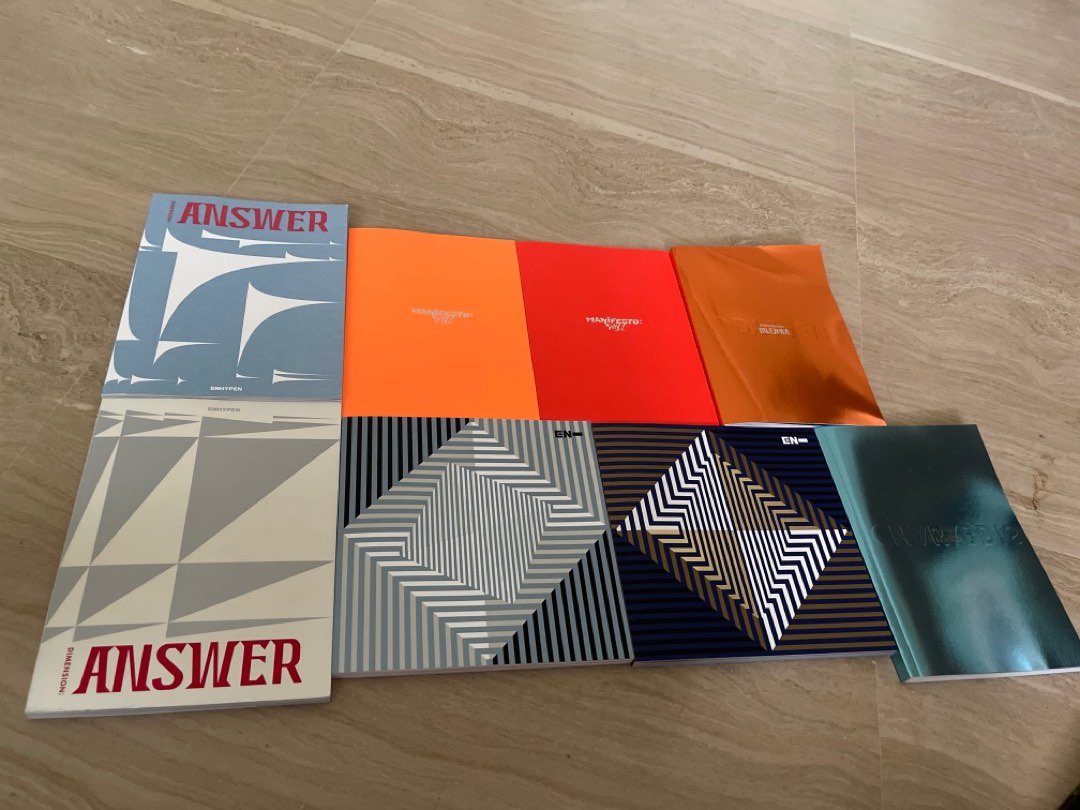 Enhypen Photobooks, Hobbies & Toys, Memorabilia & Collectibles, K-Wave ...