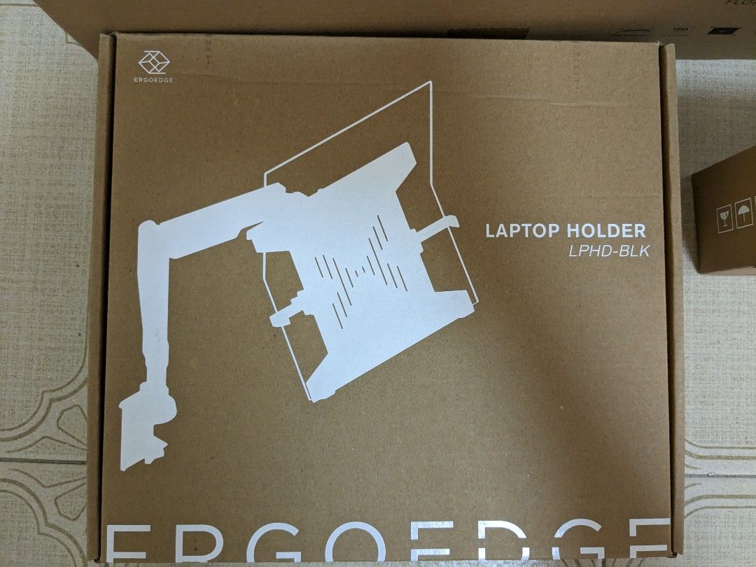 Everdesk Dual Monitor Arm with Laptop Tray, Computers & Tech, Parts ...