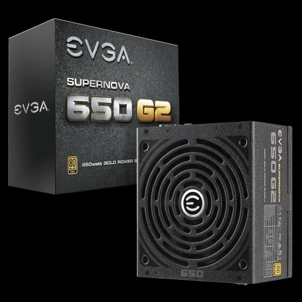 EVGA 650W SuperNova G2 Power Supply Fully Modular PSU 80+ GOLD ...