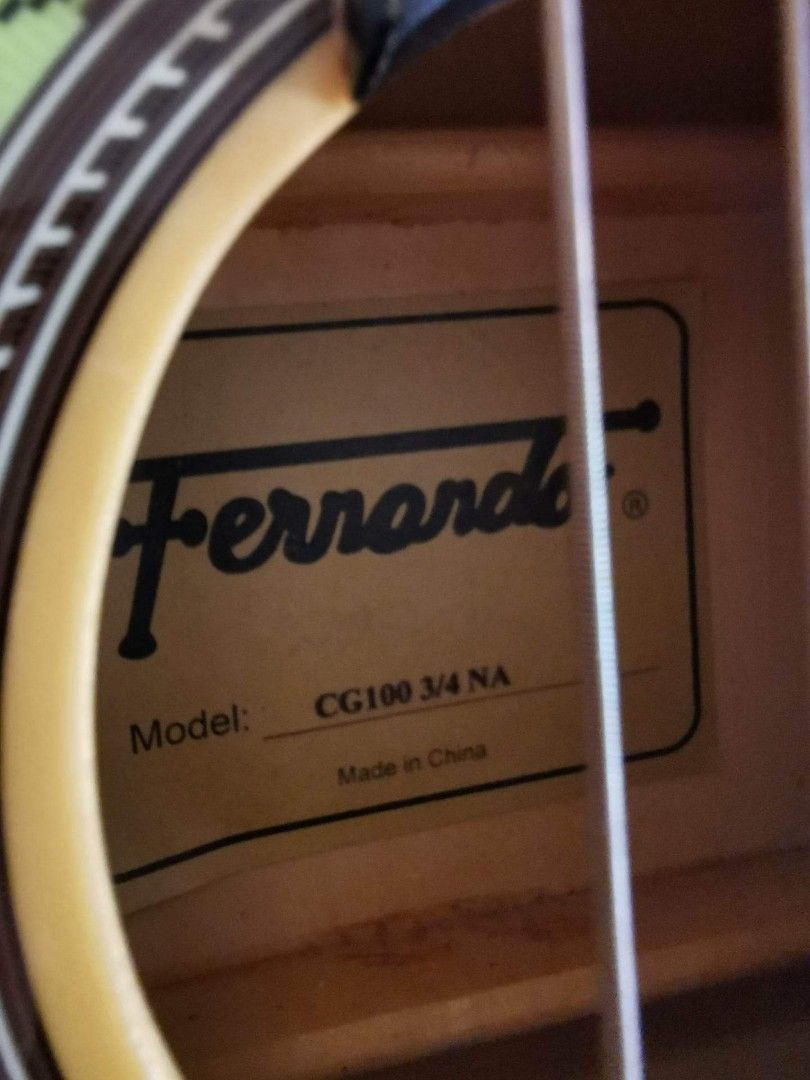 FERNANDO ACOUSTIC GUITAR, Hobbies & Toys, Music & Media, Musical ...