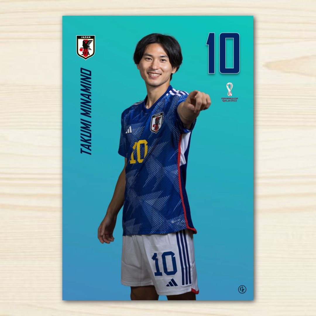 FIFA World Cup 2022 JAPAN & SWITZERLAND Player Prints - Football Fan ...