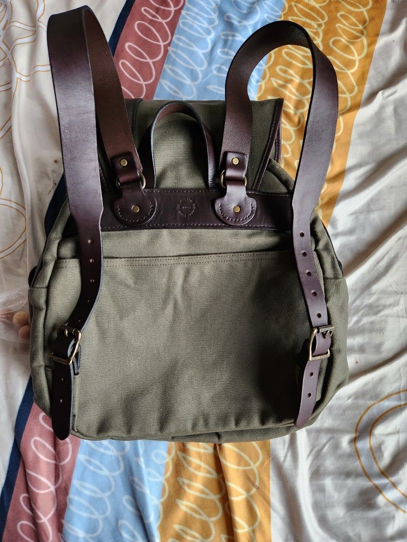 Filson Rugged Twill Rucksack Otter Green, Men's Fashion, Bags ...