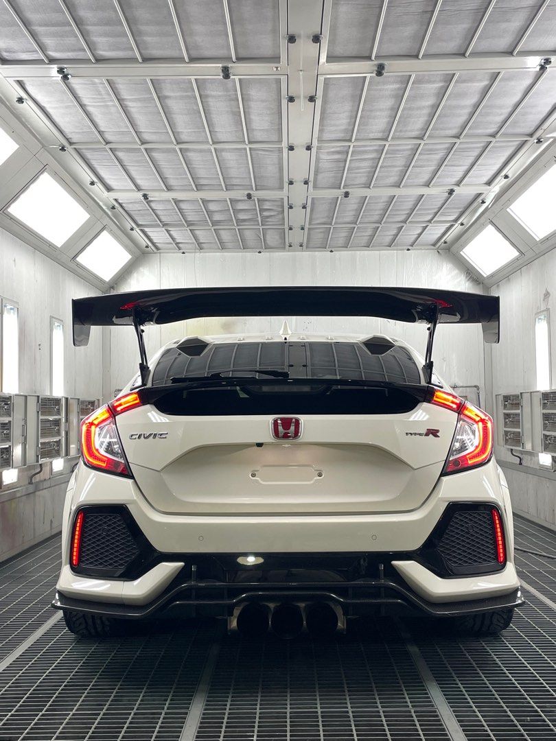 Fk8 fk7 voltex wing spoiler, Car Accessories, Accessories on Carousell