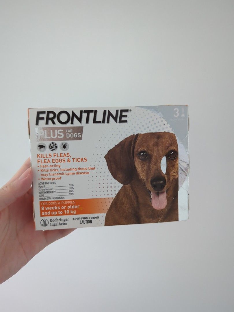 Frontline Plus Flea & Tick Prevention for Dogs, Pet Supplies, Health ...