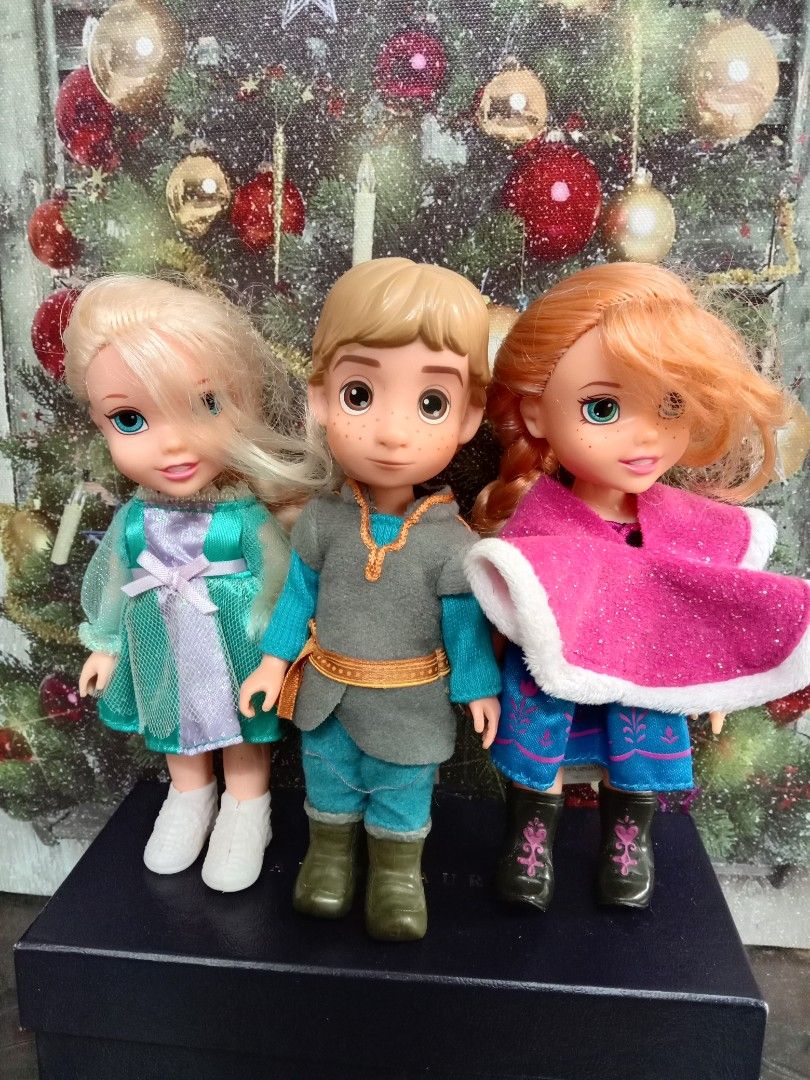 FROZEN DISNEY DOLLS, SET OF 3, HARDTOYS, 6 INCHES, Hobbies & Toys, Toys ...