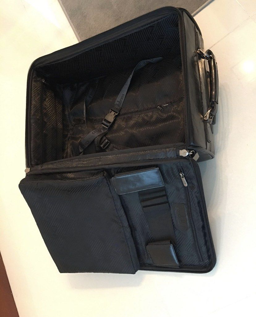 Full leather Cabin Bag, Hobbies & Toys, Travel, Travel Essentials ...