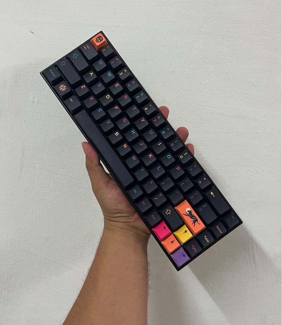 Fully modded 65% mechanical keyboard (tactile), Computers & Tech, Parts ...