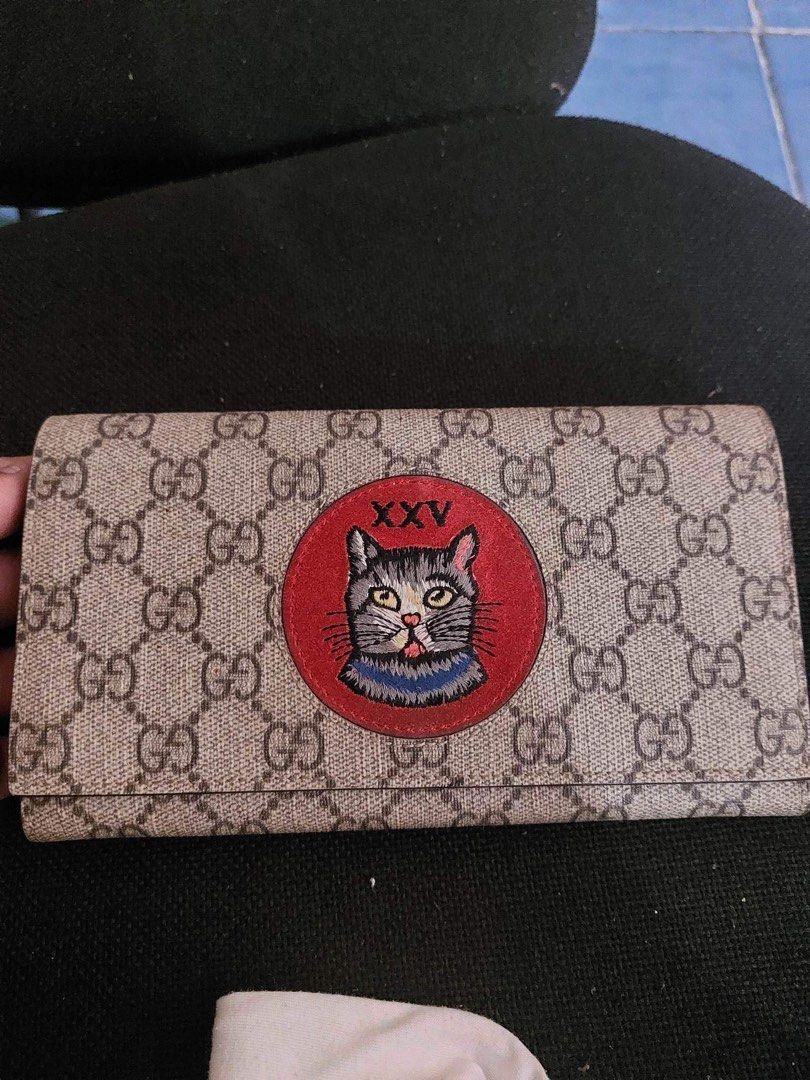 Gucci long wallet, Luxury, Bags & Wallets on Carousell