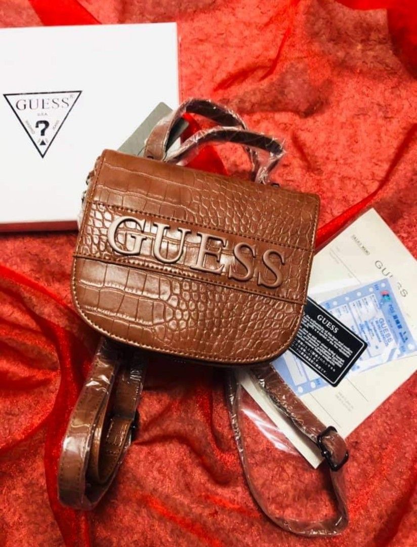 Guess Backpack, Women's Fashion, Bags & Wallets, Backpacks on Carousell