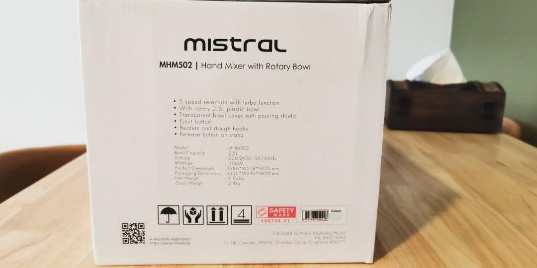 Mistral (Mayer) Hand Mixer, TV & Home Appliances, Kitchen Appliances ...