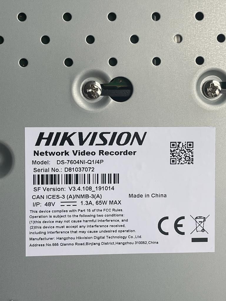 HIK Vision 4MP with video recorder box, Home Services, Home Repairs ...