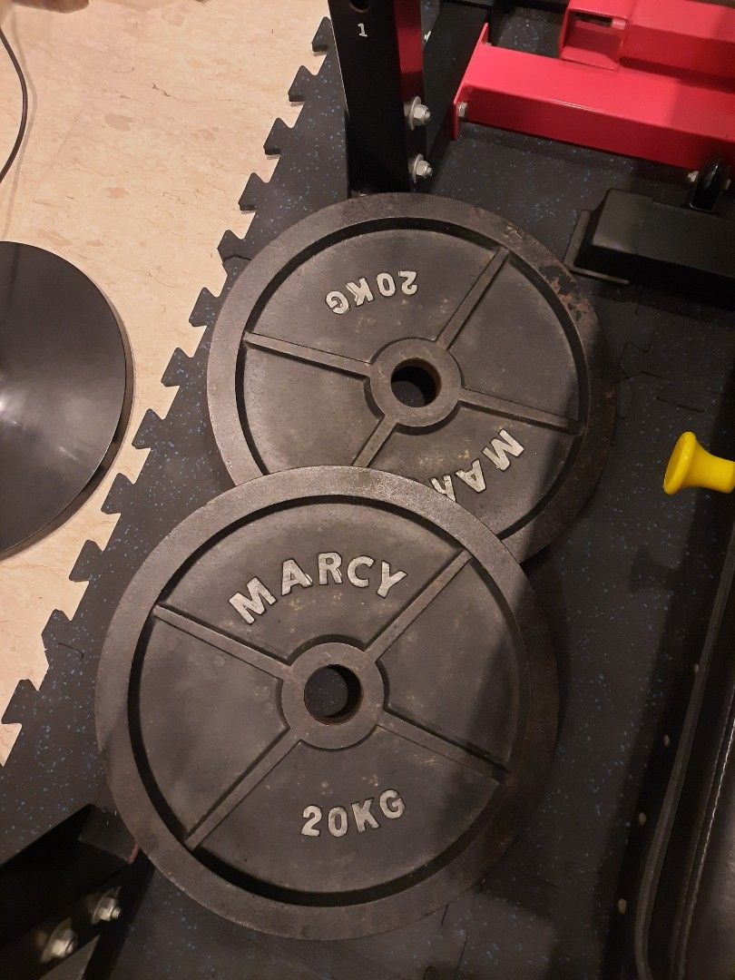 Home Gym (Power Rack + Bench + Weights + 1.8m Olympic Bar), Sports ...