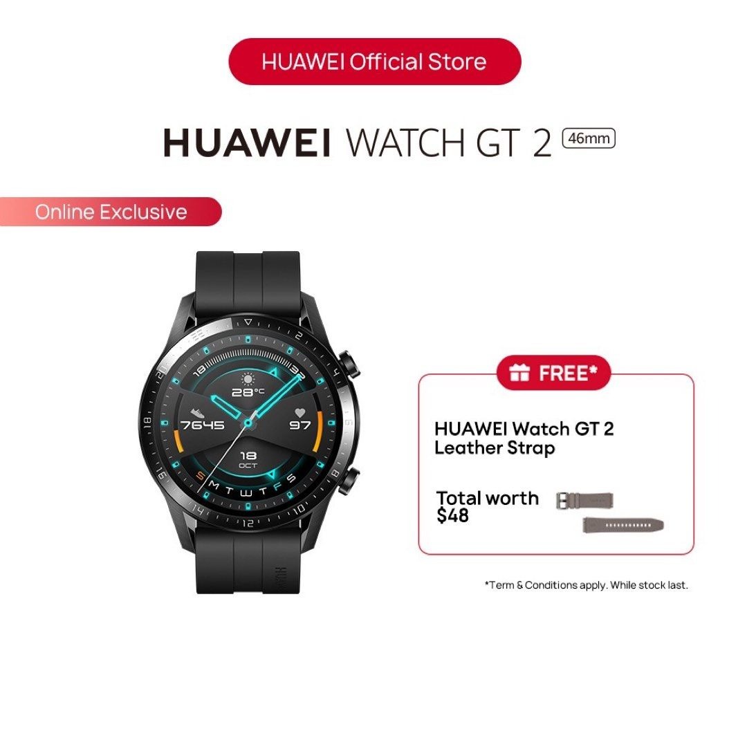 HUAWEI WATCH GT2 46mm, Men's Fashion, Watches & Accessories, Watches on ...