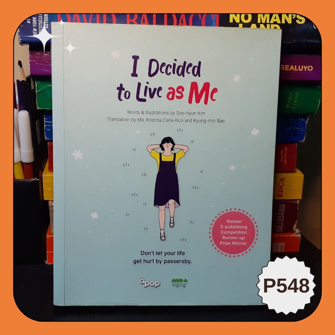I DECIDED TO LIVE AS ME BY SOO-HYUN KIM, Hobbies & Toys, Books ...