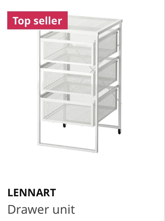 IKEA Drawer (LENNART), Furniture & Home Living, Furniture, Shelves ...