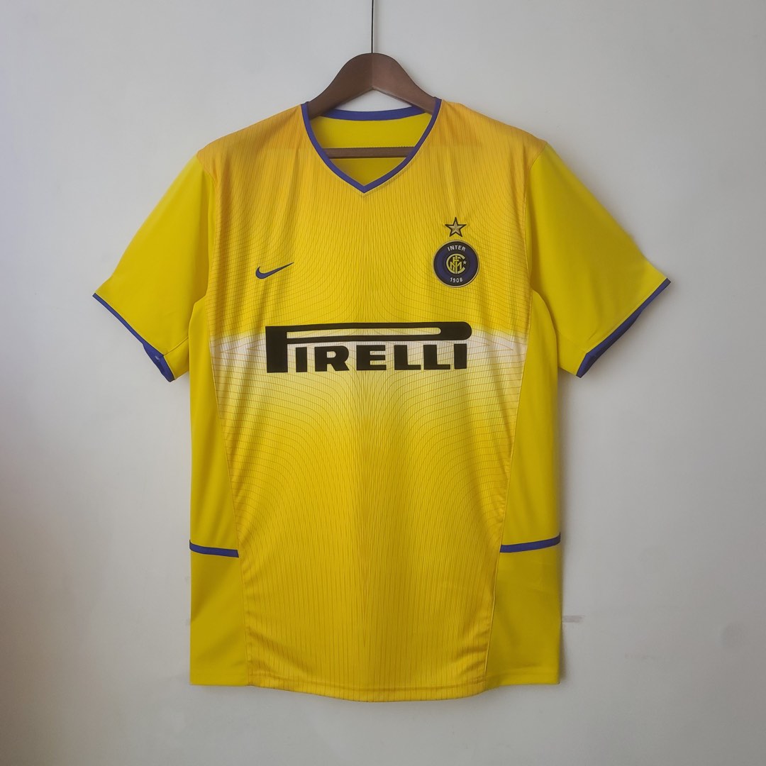 Inter Milan Retro 3rd Jersey 2002/03, Sports Equipment, Sports & Games ...
