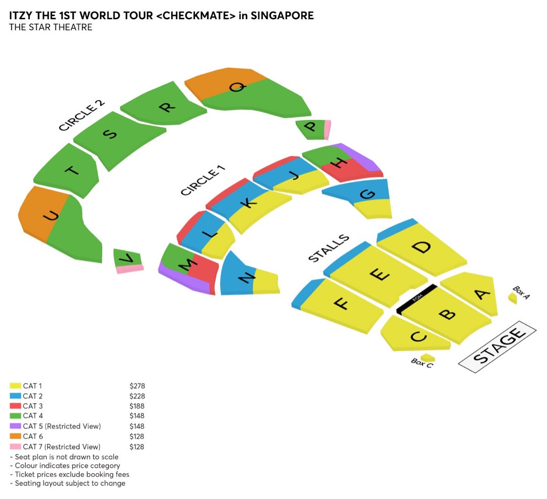 Itzy checkmate concert ticket cat 6, Tickets & Vouchers, Event Tickets ...