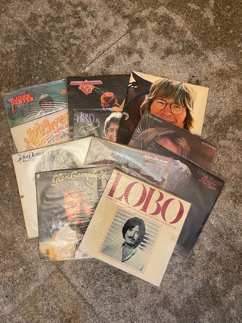 John Denver, Lobo and Glen Campbell LP, Hobbies & Toys, Music & Media ...
