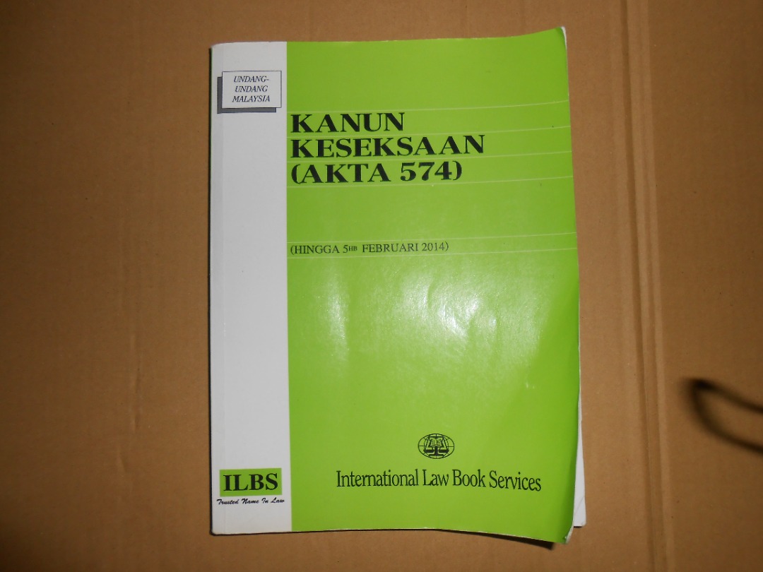 KANUN KESEKSAAN ( AKTA 574 ), Hobbies & Toys, Books & Magazines, Textbooks on Carousell