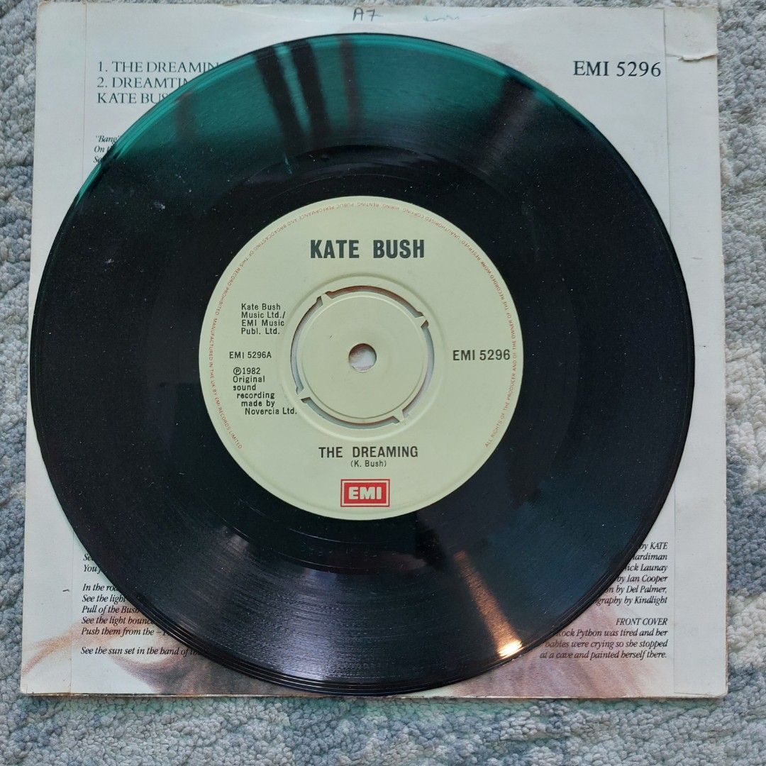 Kate Bush - The Dreaming 7" vinyl record, Hobbies & Toys, Music & Media ...