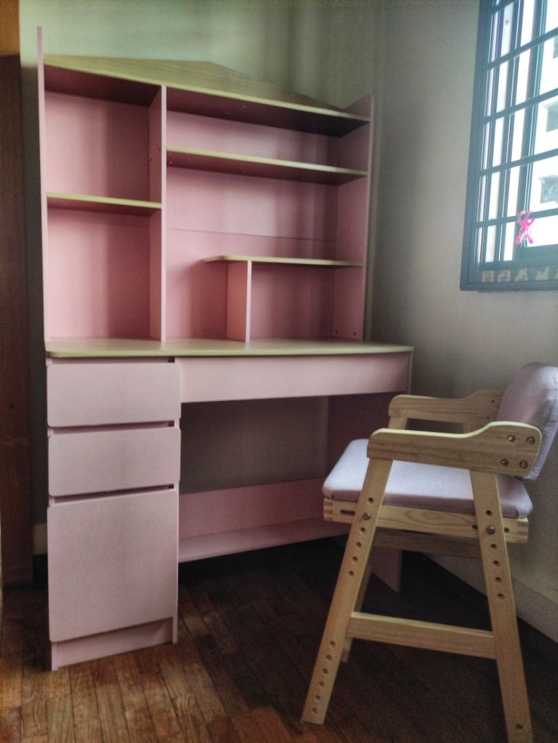 Kids Study Table with Book rack and Chair, Furniture & Home Living ...