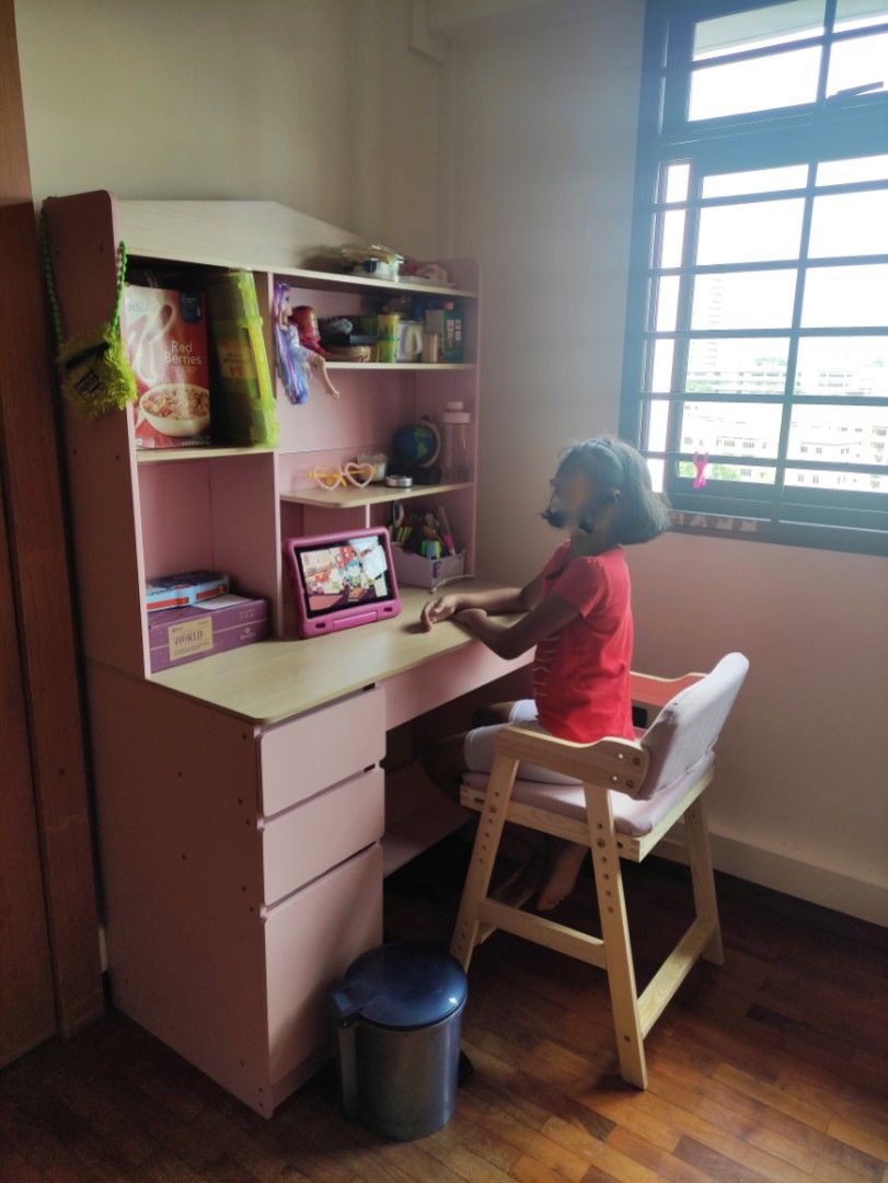 Kids Study Table with Book rack and Chair, Furniture & Home Living ...