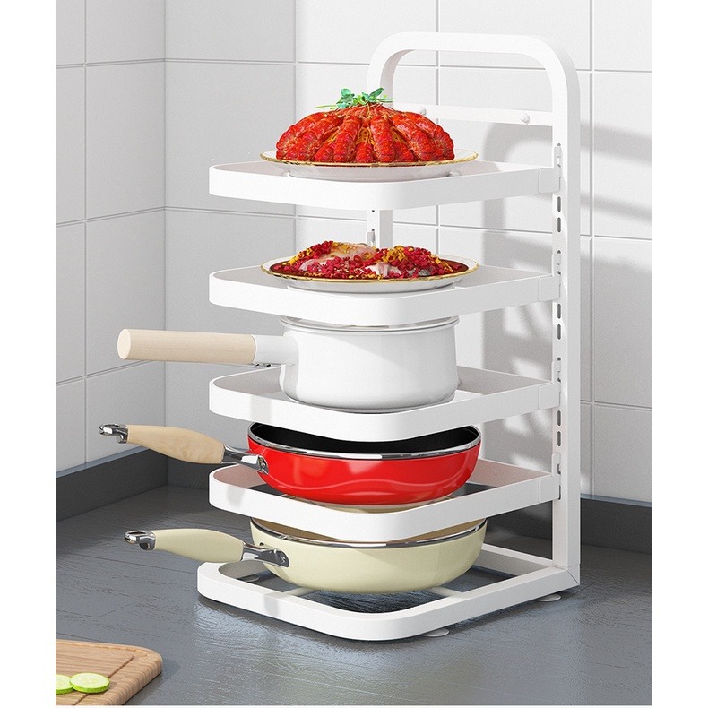 Kitchen Adjustable Rack/Under Sink Pot Organizer/cabinet rack ...