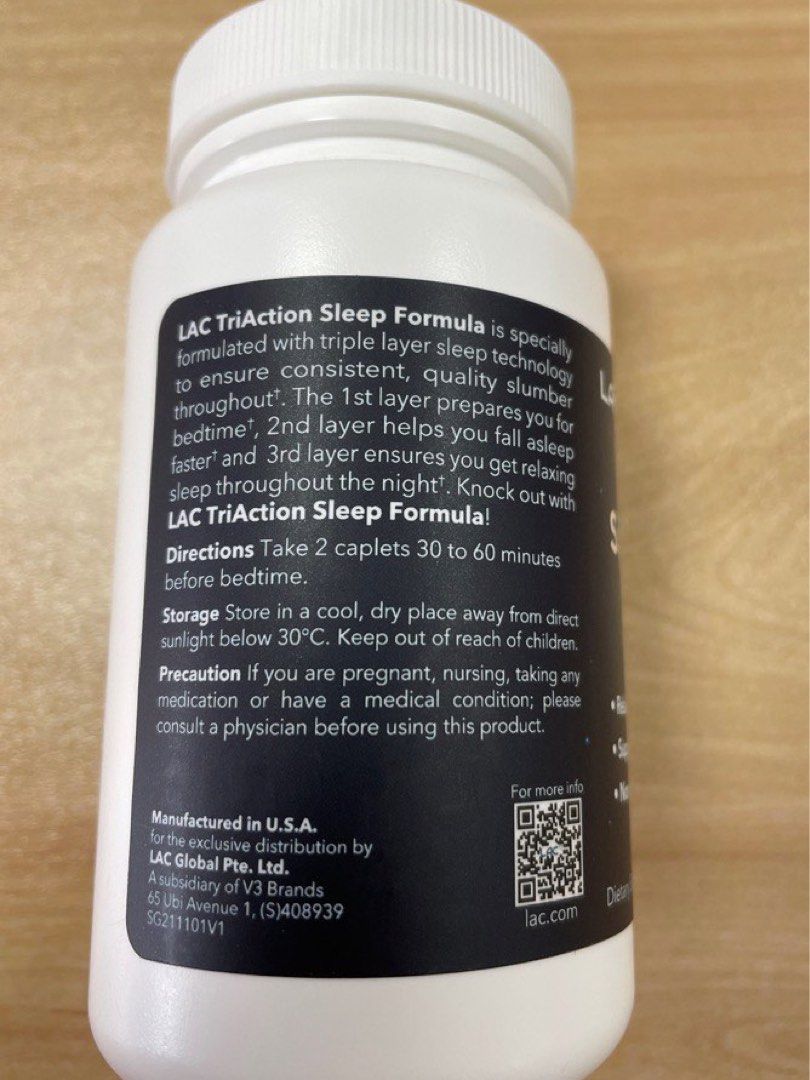 LAC Sleep Formula, Health & Nutrition, Health Supplements, Vitamins ...