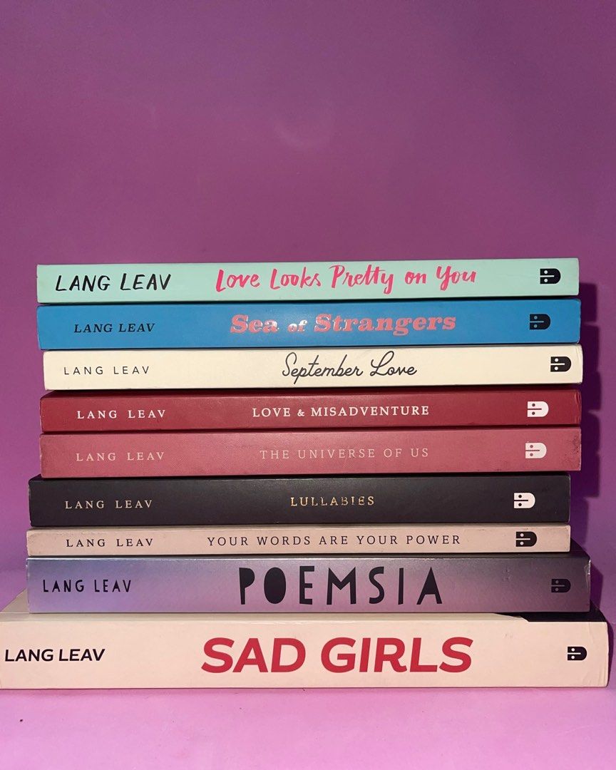 LANG LEAV Book set, Hobbies & Toys, Books & Magazines, Fiction & Non ...