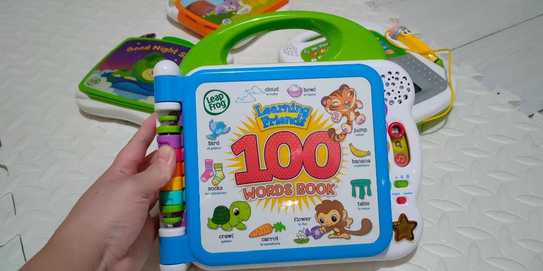 Leapfrog 100 words book, Hobbies & Toys, Toys & Games on Carousell