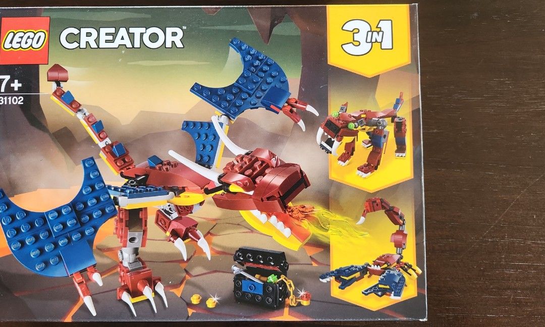 Lego 3 in 1 creator dragon, Hobbies & Toys, Toys & Games on Carousell
