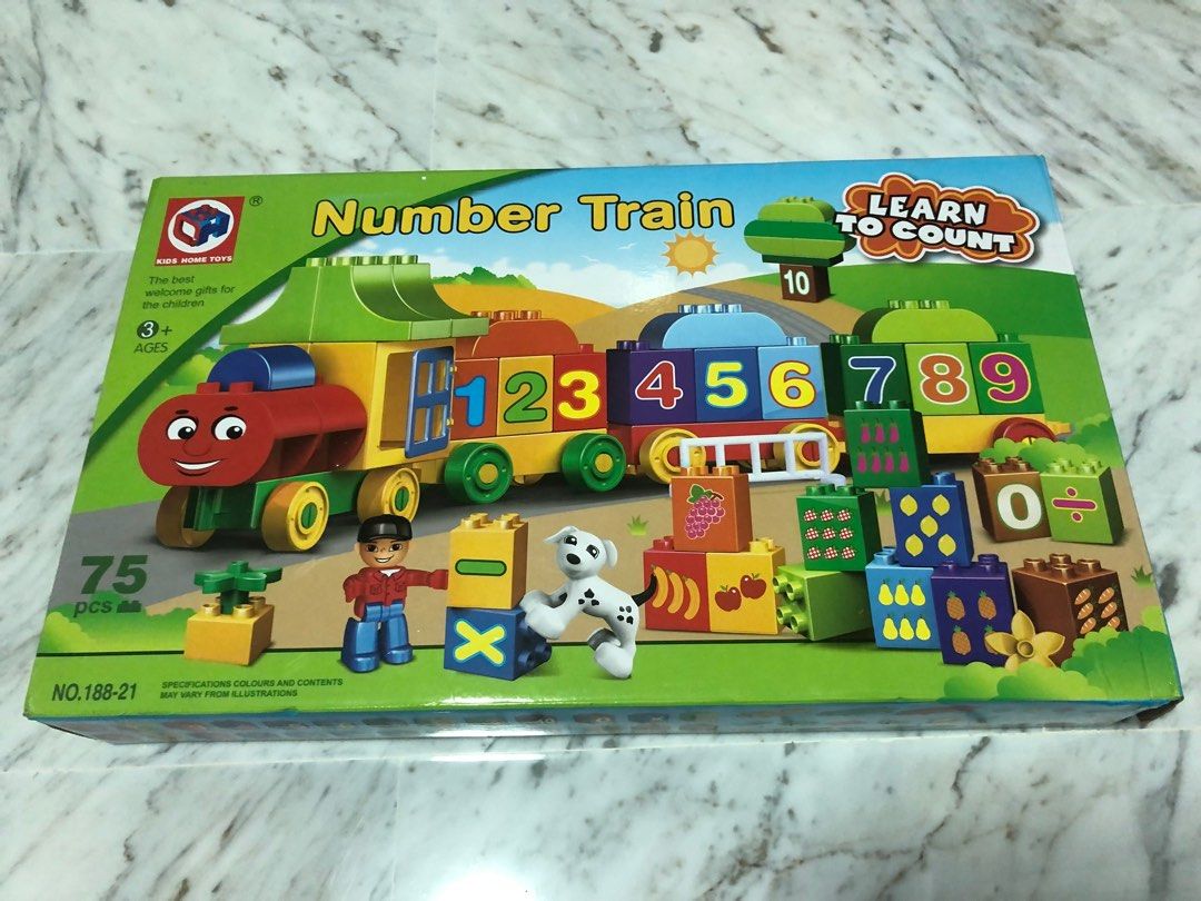 Lego Number Train, Hobbies & Toys, Toys & Games on Carousell