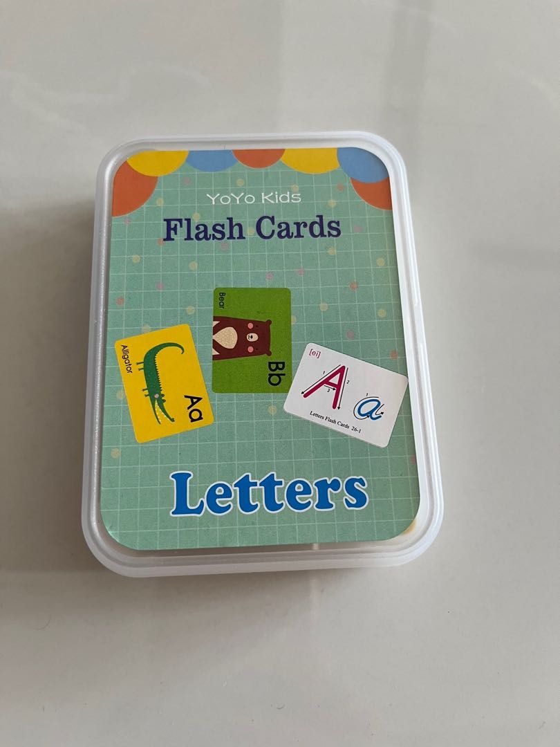 Letters Flash Card, Hobbies & Toys, Toys & Games on Carousell