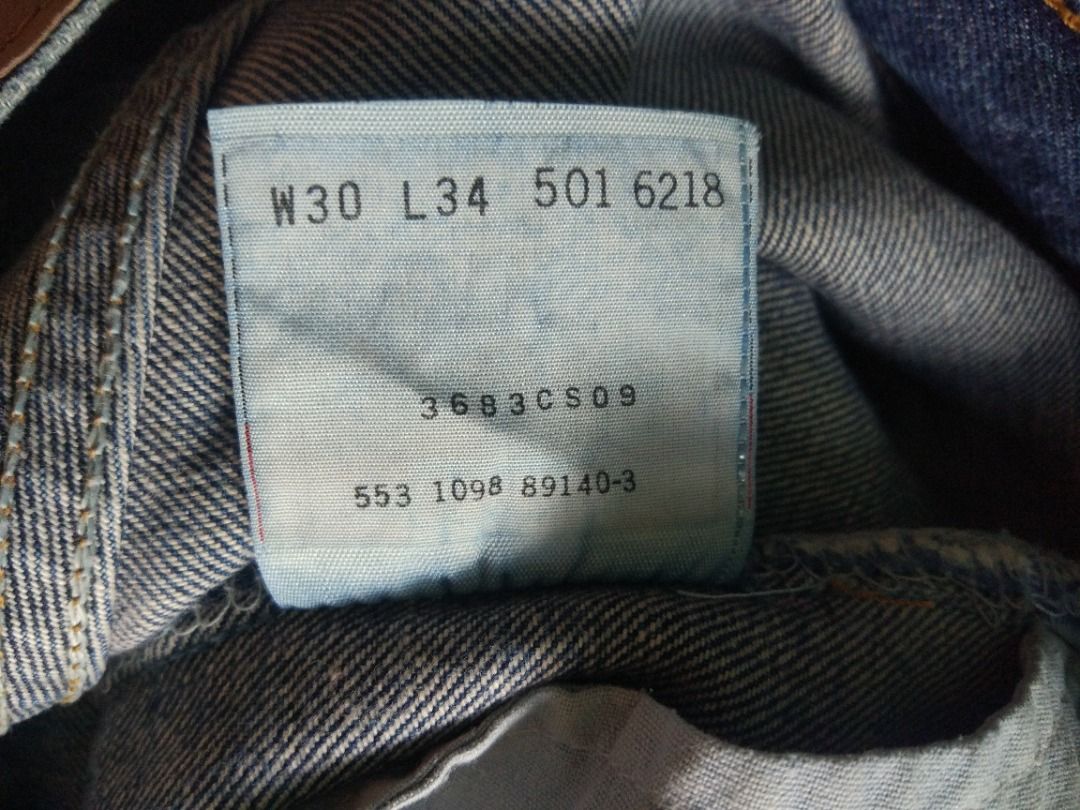 Levis 501 USA Jeans 29.5 actual, Men's Fashion, Bottoms, Jeans on Carousell