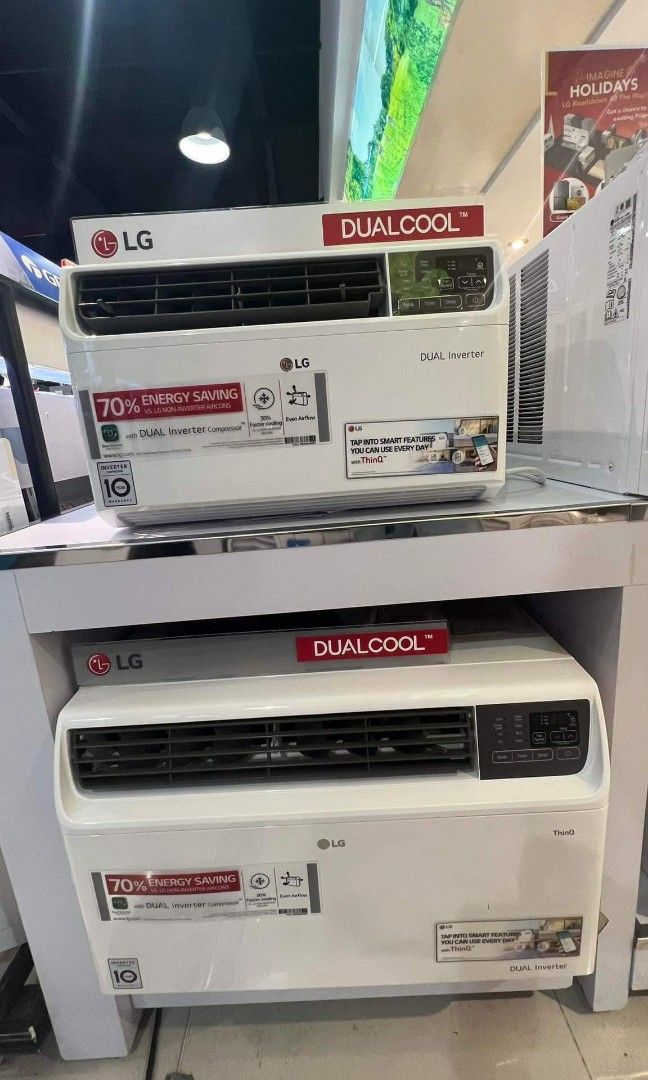 Lg Dual Inverter window type Aircon, TV & Home Appliances, Air ...