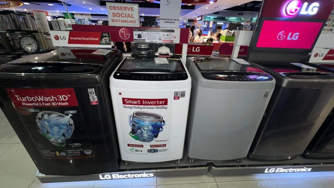Lg Fully AUTOMATIC Topload Washing Machine inverter turbowash, TV ...
