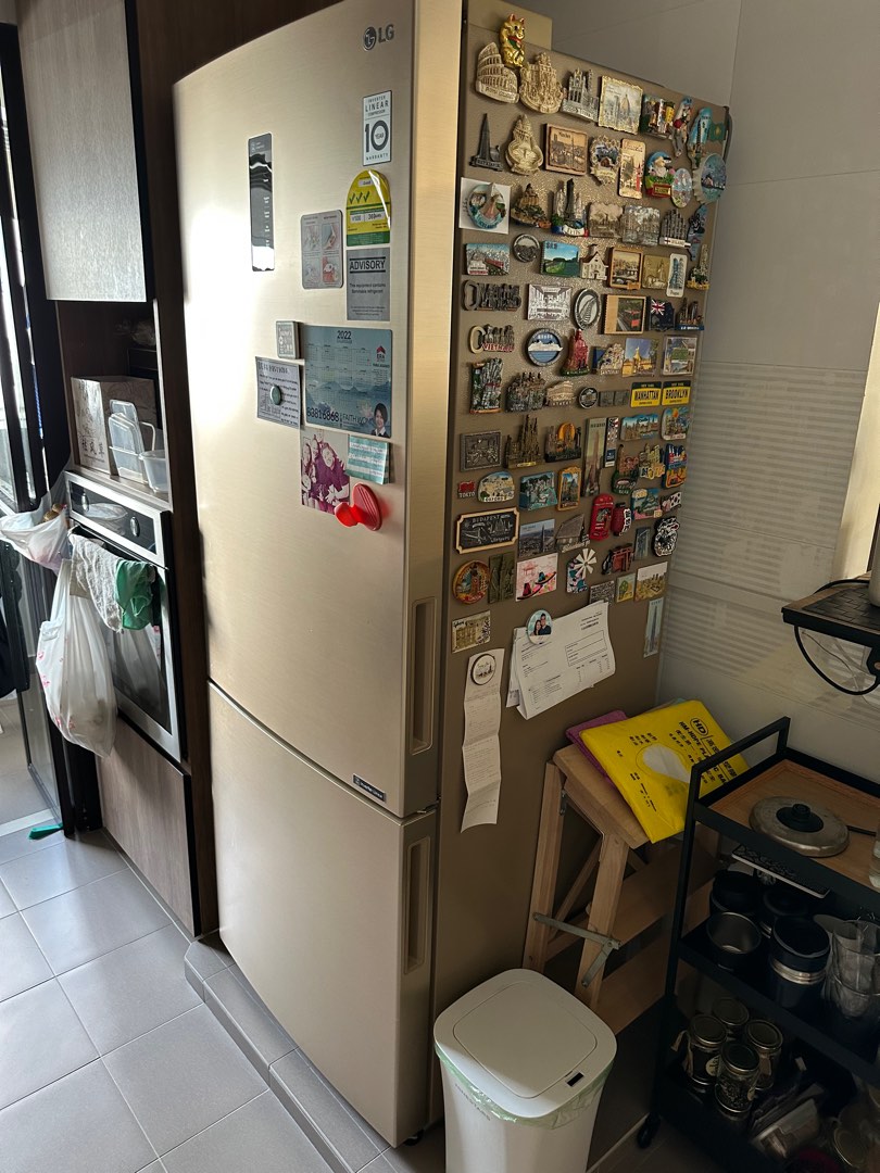 LG Rose Gold Inverter Fridge, TV & Home Appliances, Kitchen Appliances ...