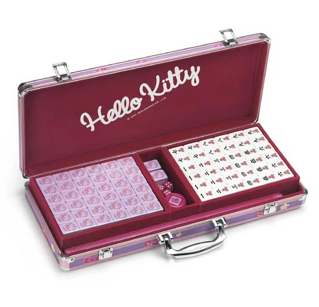Licensed Sanrio Taiwan Hello Kitty Chinese Mahjong Set, Hobbies & Toys ...