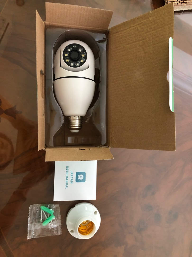 Light bulb cctv camera, TV & Home Appliances, Other Home Appliances on ...