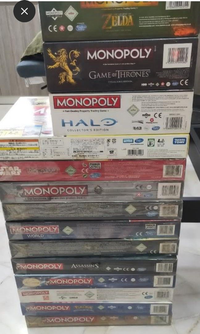 Limited edition monopoly collection, Hobbies & Toys, Toys & Games on ...