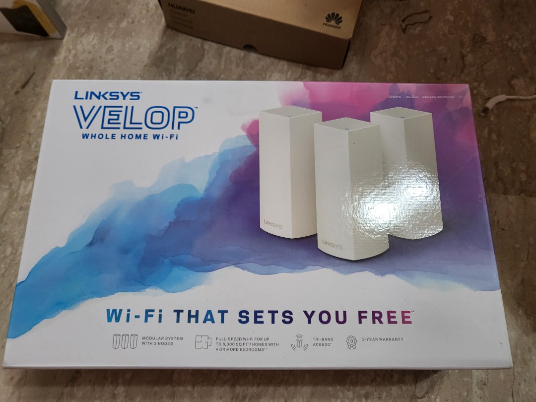 (4 modules) Linksys Velop AC6600, Computers & Tech, Parts & Accessories, Networking on Carousell