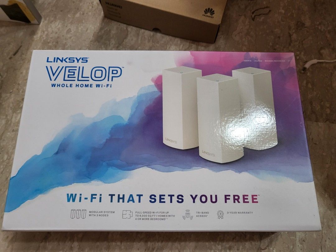 (4 modules) Linksys Velop AC6600, Computers & Tech, Parts & Accessories, Networking on Carousell