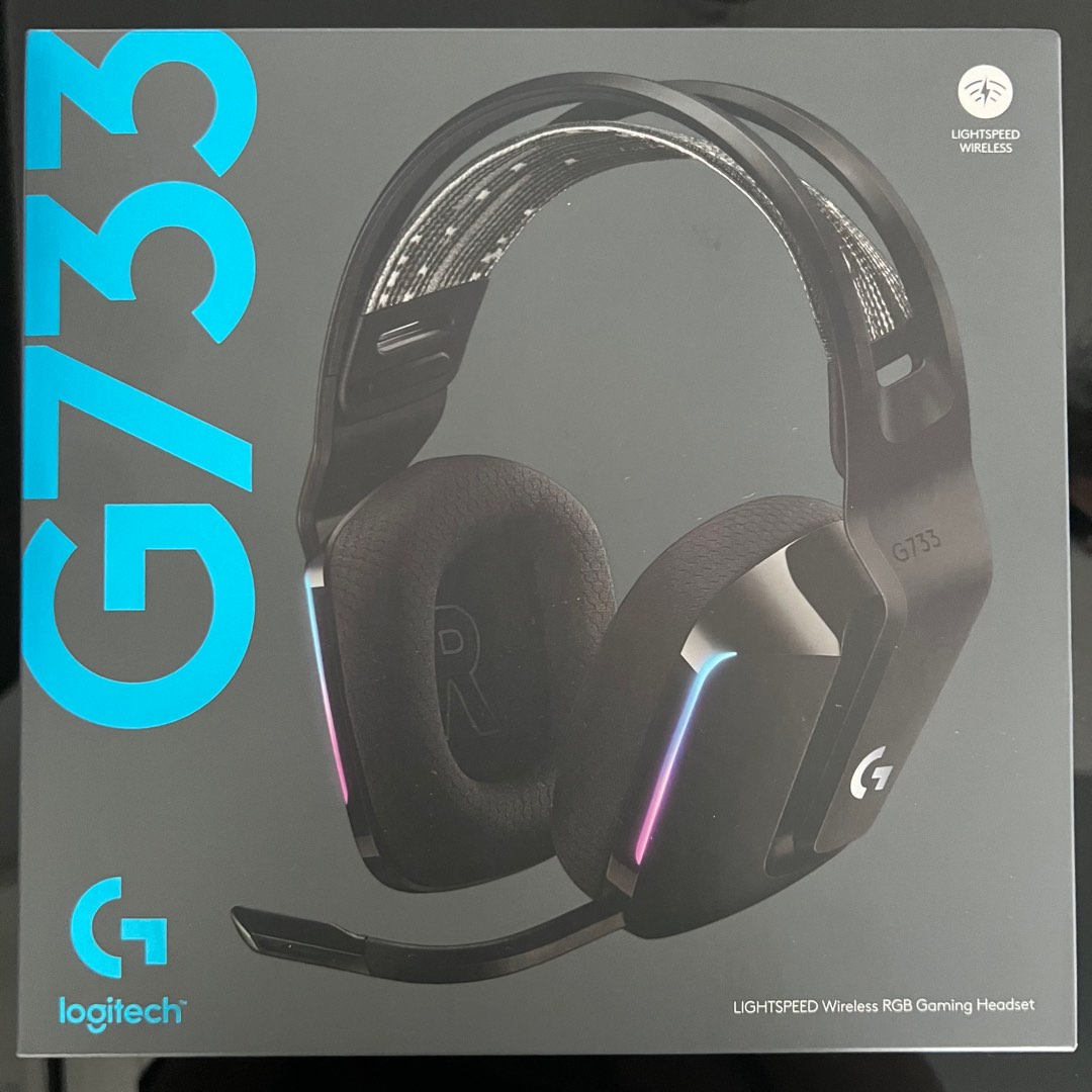 Logitech G733 light speed wireless RGB Gaming headset, Audio ...