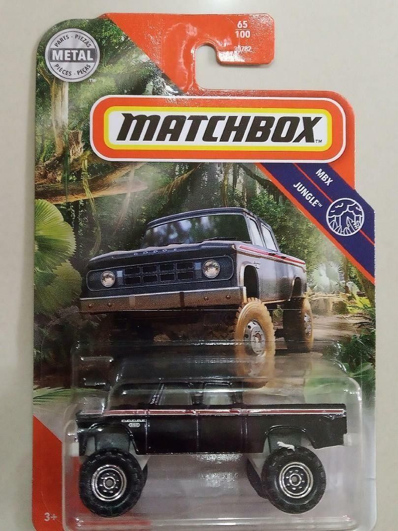 Matchbox 2020 MBX Jungle 1968 Dodge D200 - Naval Blue, Hobbies & Toys ...