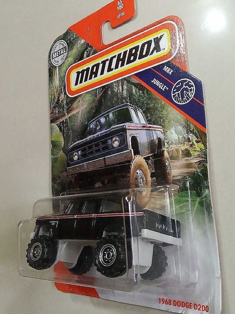 Matchbox 2020 MBX Jungle 1968 Dodge D200 - Naval Blue, Hobbies & Toys ...